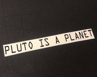 Pluto decal | Etsy