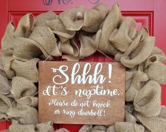 Hanging door sign | Etsy