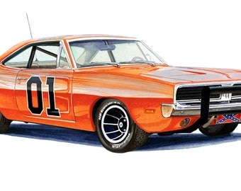 General lee car | Etsy