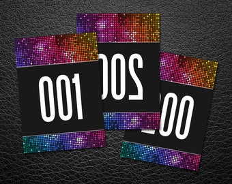 Mirrored numbers | Etsy