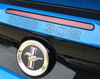 1969 Ford Mustang BOSS 302 vinyl decal wall graphic officially