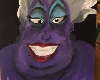 Ursula Applique Design Little Mermaid Ariel Original Artwork