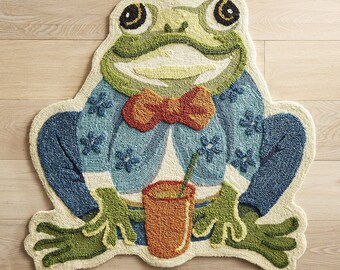 Frog rug | Etsy