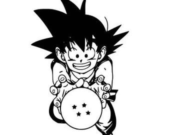 Goku decal | Etsy