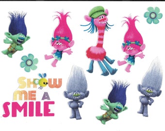 Trolls fabric | Etsy