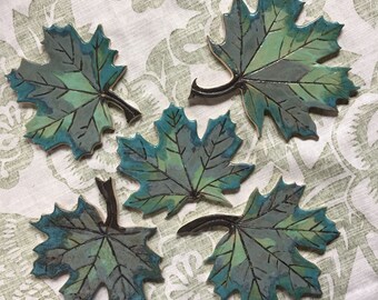 Leaf tiles | Etsy