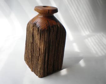 Tree trunk vase | Etsy