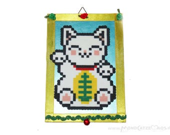 Lucky Cat cupcake set PDF templates