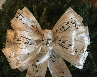 Musical notes wreath | Etsy