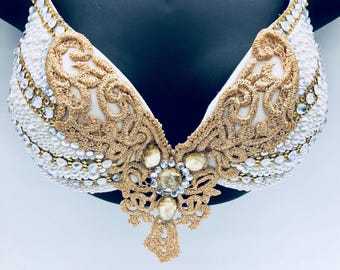 Rhinestone bra | Etsy