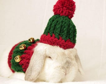 Christmas bunny | Etsy