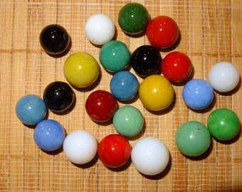 Solid color marbles | Etsy