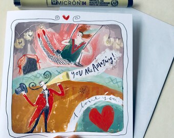 DIY Muscle Man Paper Doll DIY postcard paper puppet