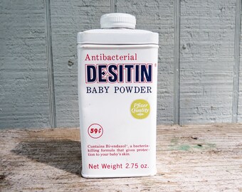 Baby powder tin | Etsy