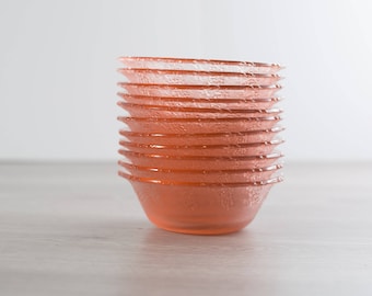 Textured glass bowl | Etsy