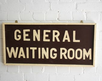 Waiting room sign | Etsy