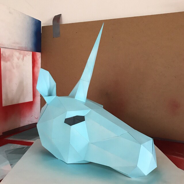 Make your own animal masks from reclaimed card by Wintercroft