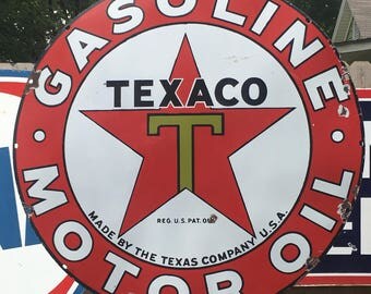 Vintage texaco sign | Etsy