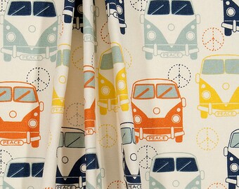 Vw bus fabric | Etsy