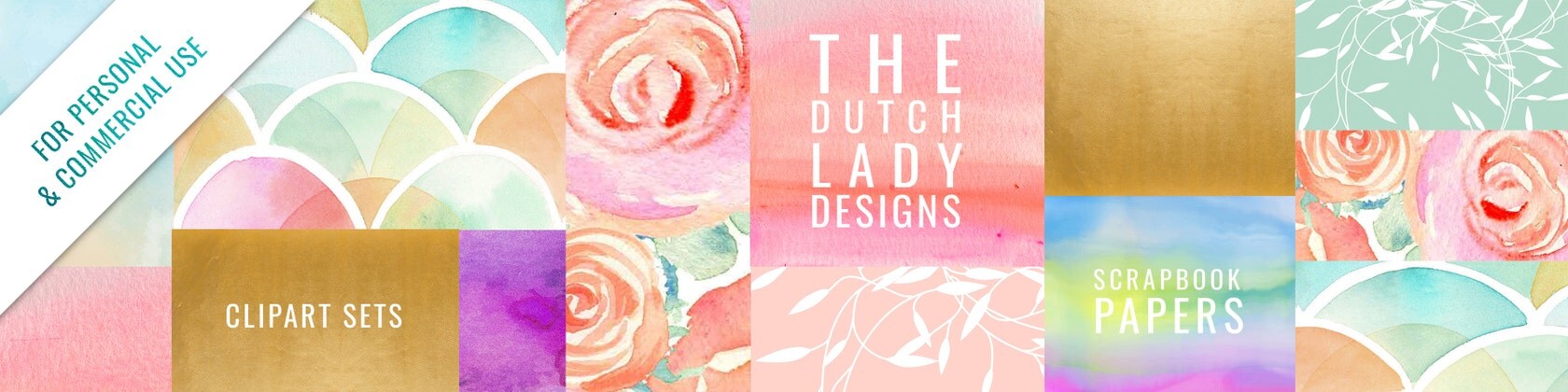 Clipart & Scrapbook Papers Personal & by TheDutchLadyDesigns