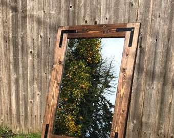 Rustic mirror | Etsy