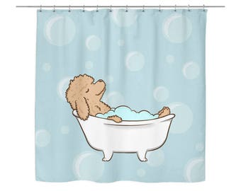 French Bulldog Shower Curtain Bed and Bath Decor Bathroom