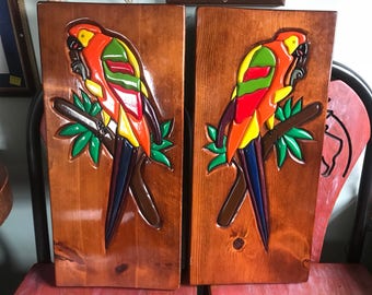 Parrot decor | Etsy