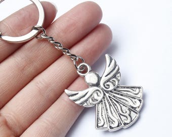 Angel keyring | Etsy