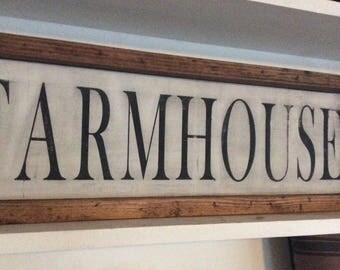 Farmhouse sign | Etsy