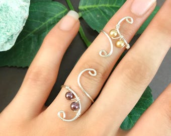 Full finger ring | Etsy