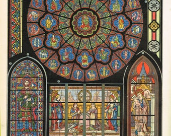 Cathedral window frame | Etsy