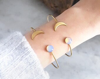 Moon bracelet | Etsy