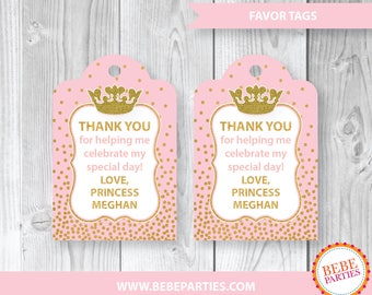 Princess name tag | Etsy