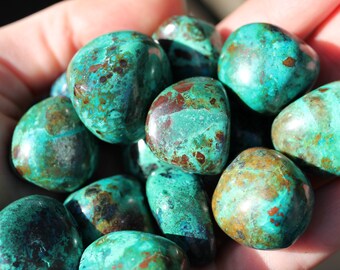 Blue green crystal | Etsy