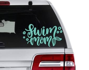 Swimming decal | Etsy