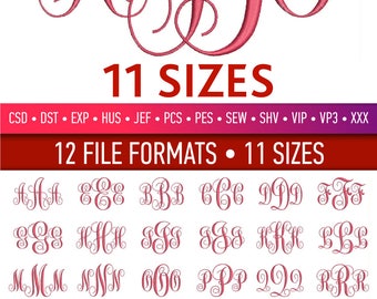 Monogram embroidery | Etsy