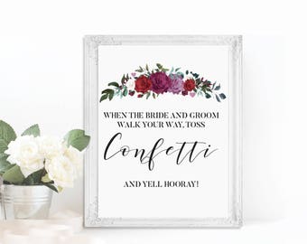 Confetti sign | Etsy