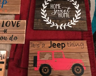 Jeep sign | Etsy