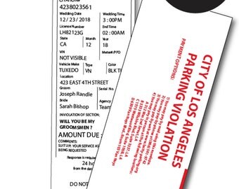 Funny parking ticket | Etsy