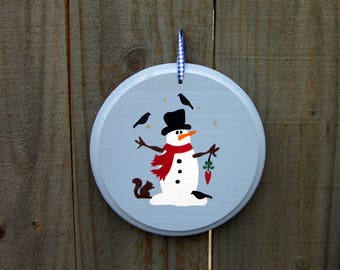 Snowman wall decor | Etsy
