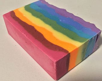 Rainbow soap | Etsy