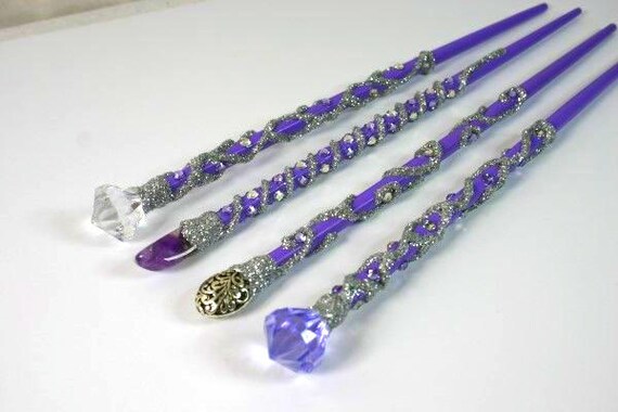 Purple Magic Wand Magic Wand Wizard Wand Fairy Wand Witches