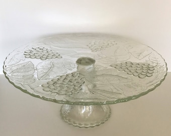 Footed cake plate | Etsy