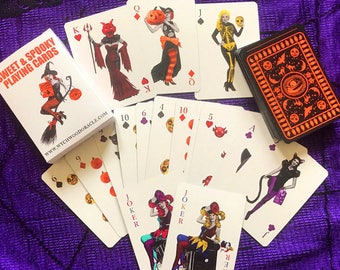 Pin up playing cards | Etsy