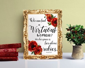 Virtuous woman | Etsy