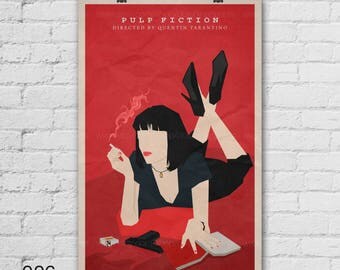 Pulp fiction art | Etsy