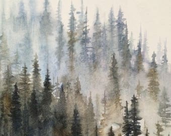 Tree paintings | Etsy