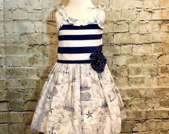 Nautical dress | Etsy