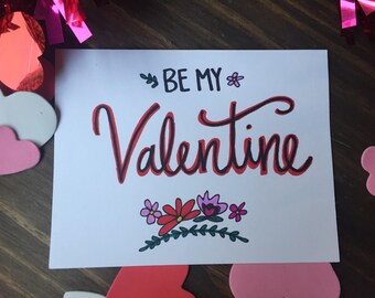 Be my valentine | Etsy