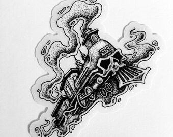 Train sticker | Etsy